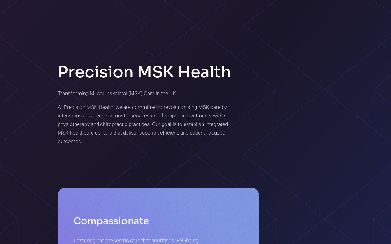 Precision MSK Health